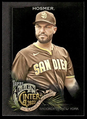 2022 Topps Allen & Ginter X Eric Hosmer #318 Short Print SP San Diego ...