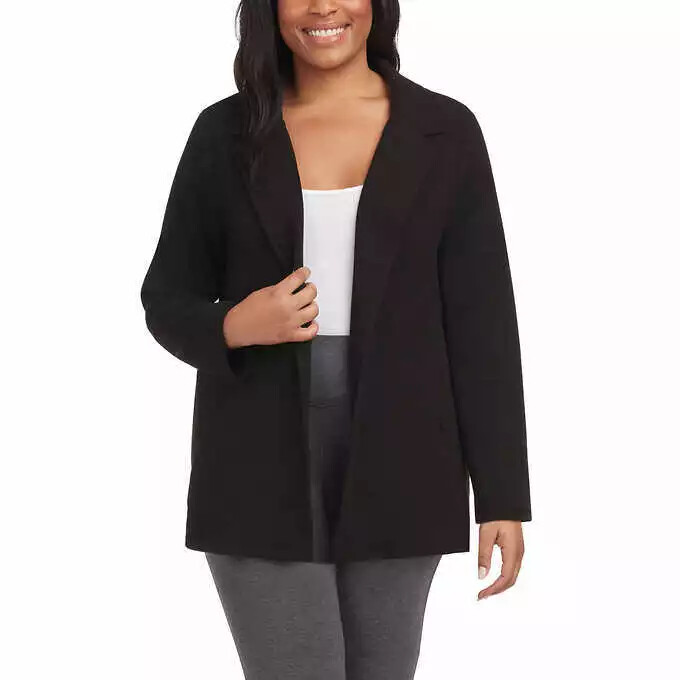 Matty M Ladies' Knit Boyfriend Blazer | eBay