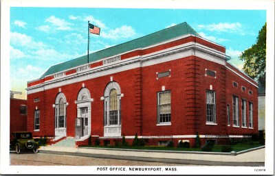 Postcard Newburyport Massachusetts Post Office B11 | eBay