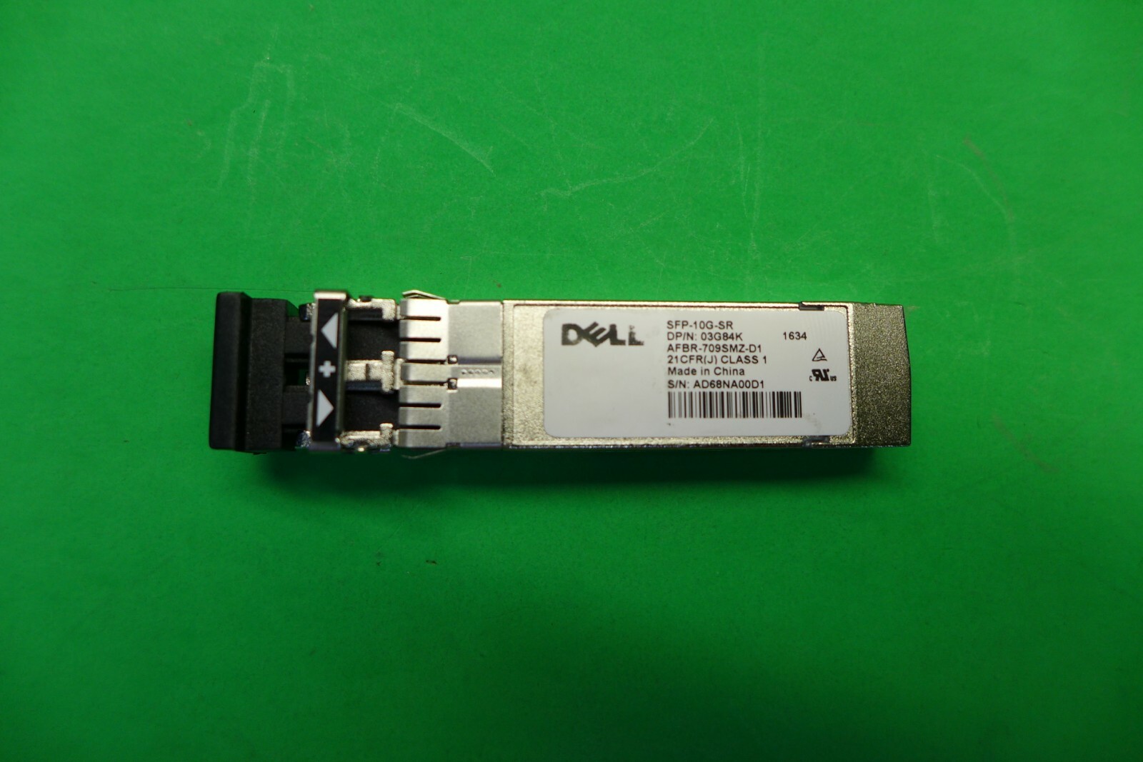 NEW Dell SFP-10G-SR 3G84K 10Gb 10Gbase-SR 850nm 300m SFP+ Transceiver ...