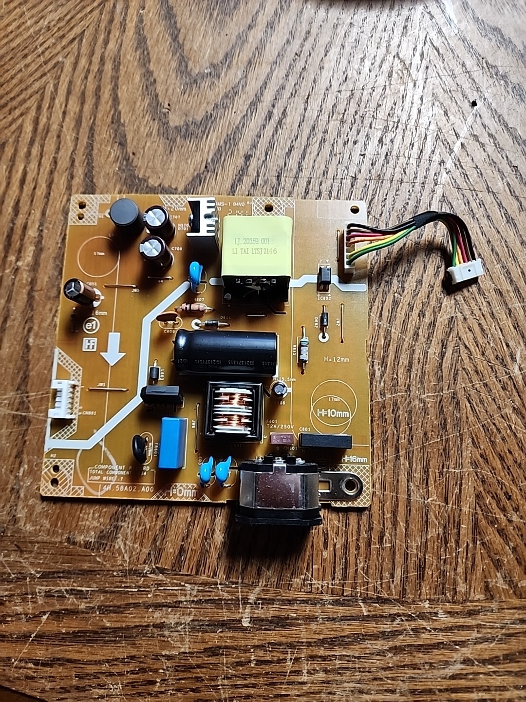 DELL P2222H 21.5" MONITOR POWER SUPPLY BOARD 748.03S01.0011 for sale ...