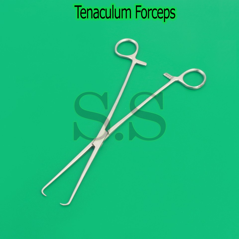 Tenaculum Forceps 10" - Surgical Medical OB/GYN Veterinary Instruments ...