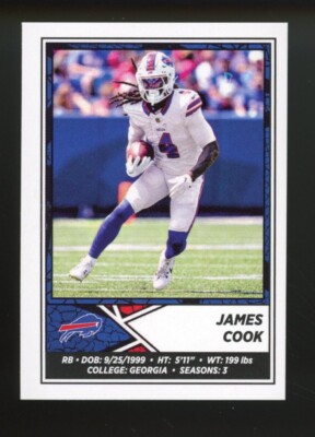 2024 Panini NFL Sticker JAMES COOK Bills #44 | eBay