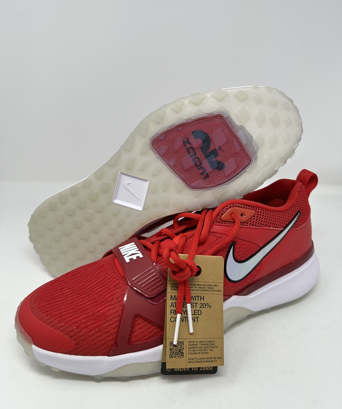 Nike Air Zoom Diamond Elite Turf Red Baseball Shoes DZ0503-600 Men’s ...