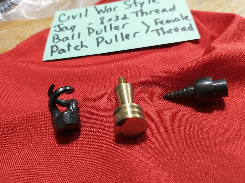 VINTAGE 3 PCS CIVIL WAR STYLE MUSKET TOOLS ~ JAG ~ PATCH PULLER ~ BULLET PULLER | eBay