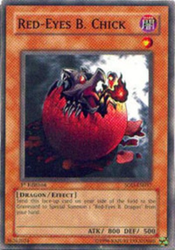 1x (HP) Red-Eyes B. Chick - SOD-EN017 - Common - Unlimited Edition ...
