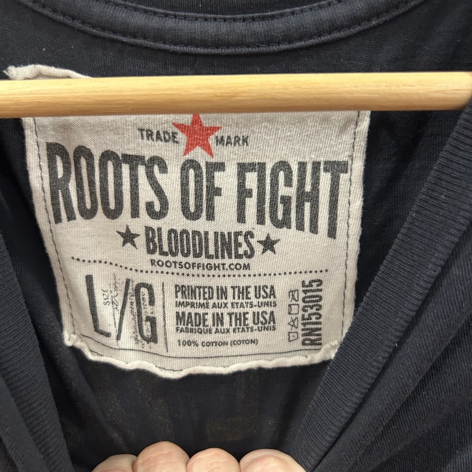 Bruce Lee Roots of Fight Bloodline t shirt Mens L Chinese Martial Arts ...