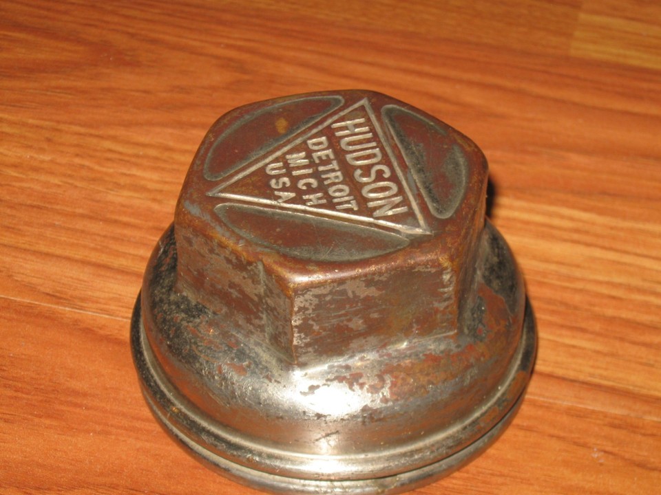 1910’s Hudson Brass Threaded Screw-on Hubcap Hub Grease Cap Antique | eBay