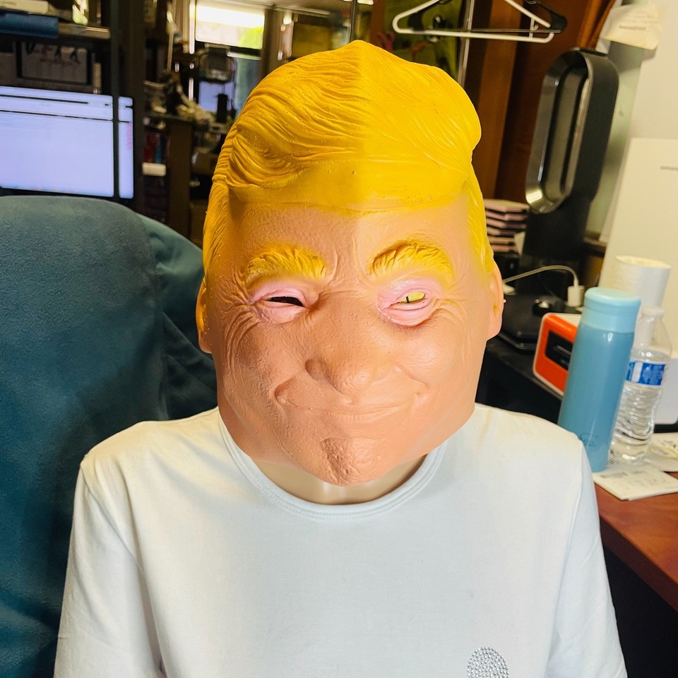 Donald Trump President Funny Latex Mask For Halloween Costume Cosplay ...