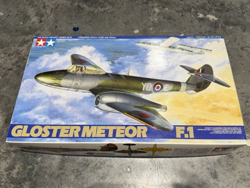 GLOSTER METEOR F.1 - w/ EXTRAS - FREE SHIPPING - TAMIYA 1:48 MODEL KIT ...