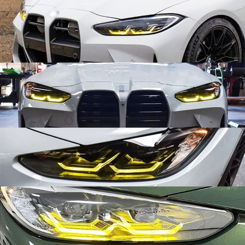 Yellow Angel Eye DRL LED Board For BMW G80 G82 G22 M3 M4 430i M440i ...