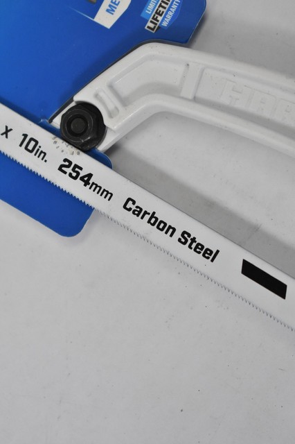 HART Mini Hacksaw With 10" 24-tpi Blade Metal Compact Design for Tight ...