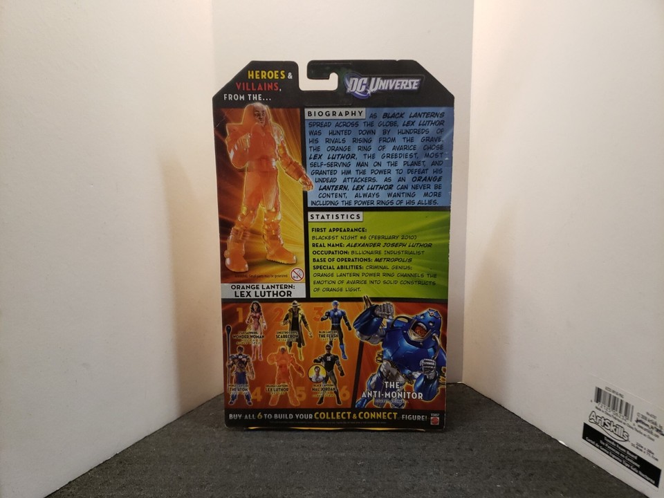Orange Lantern Lex Luthor DC Universe Classics Wave 17 Figure DCUC 2010 ...