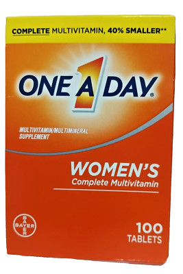 One A Day Women's Complete Multivitamin & Multimineral Tablets 100ct ...