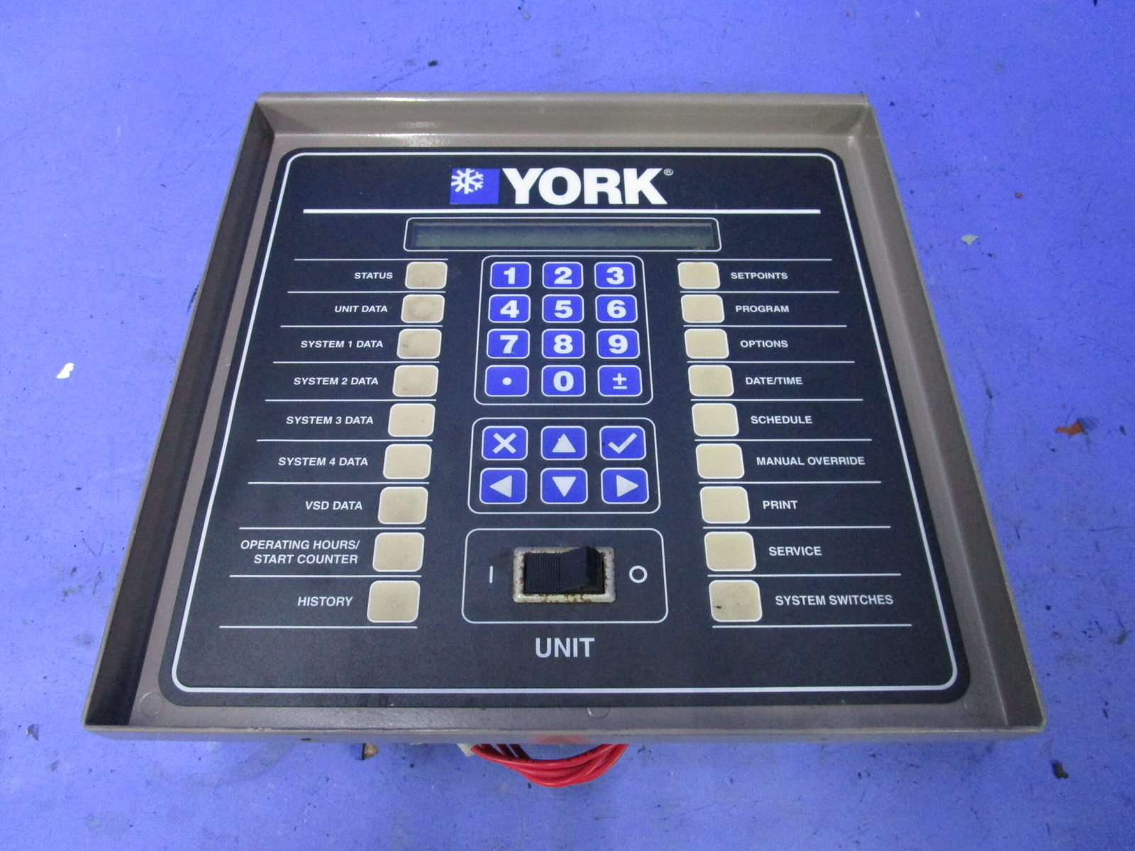 YORK REV B CHILLER PANEL KEYPAD SWITCH DISPLAY MODULE YK-024-34930-000 ...
