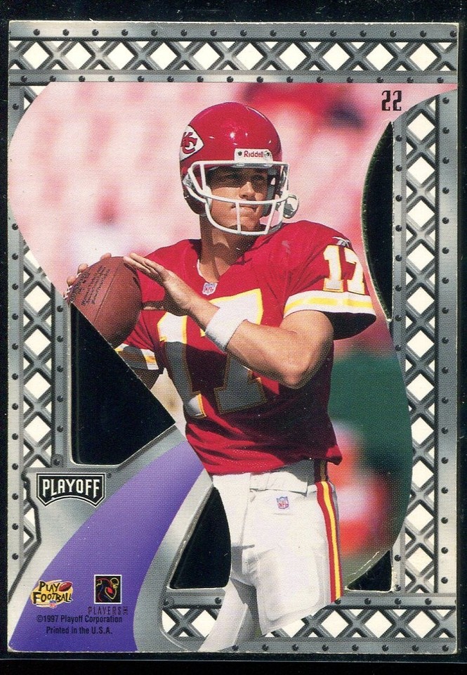 1997 Playoff Die-Cut Pat Barnes #22 Kansas City Chiefs | eBay