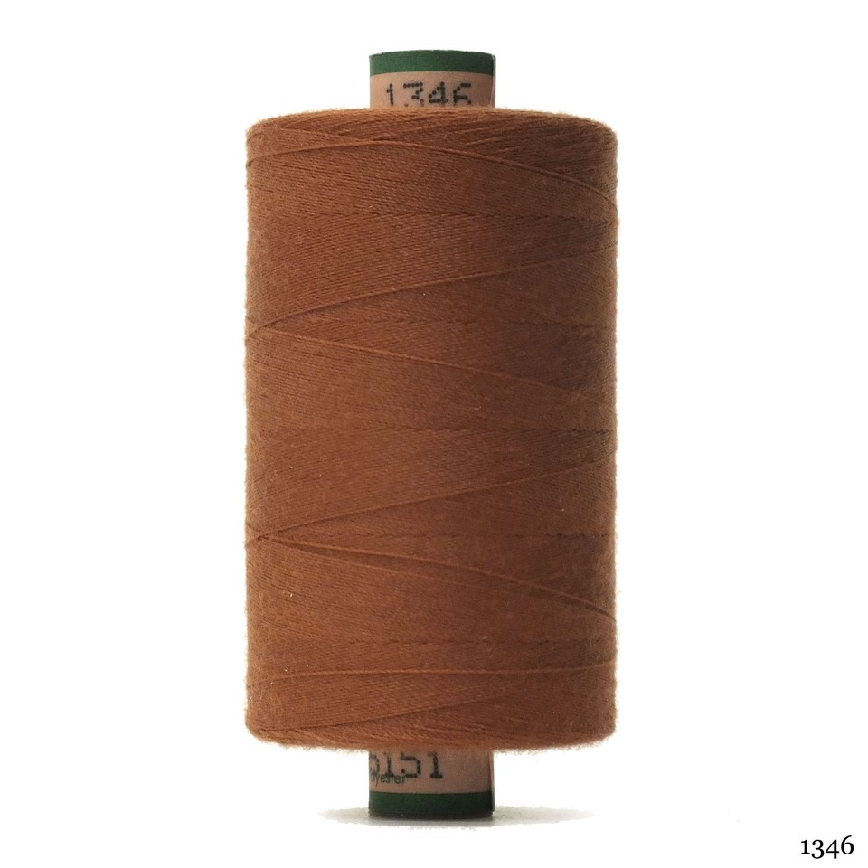 Amann 100% Polyester Core-Spun Sewing Thread Sabac 80 1000M Color 1346 ...