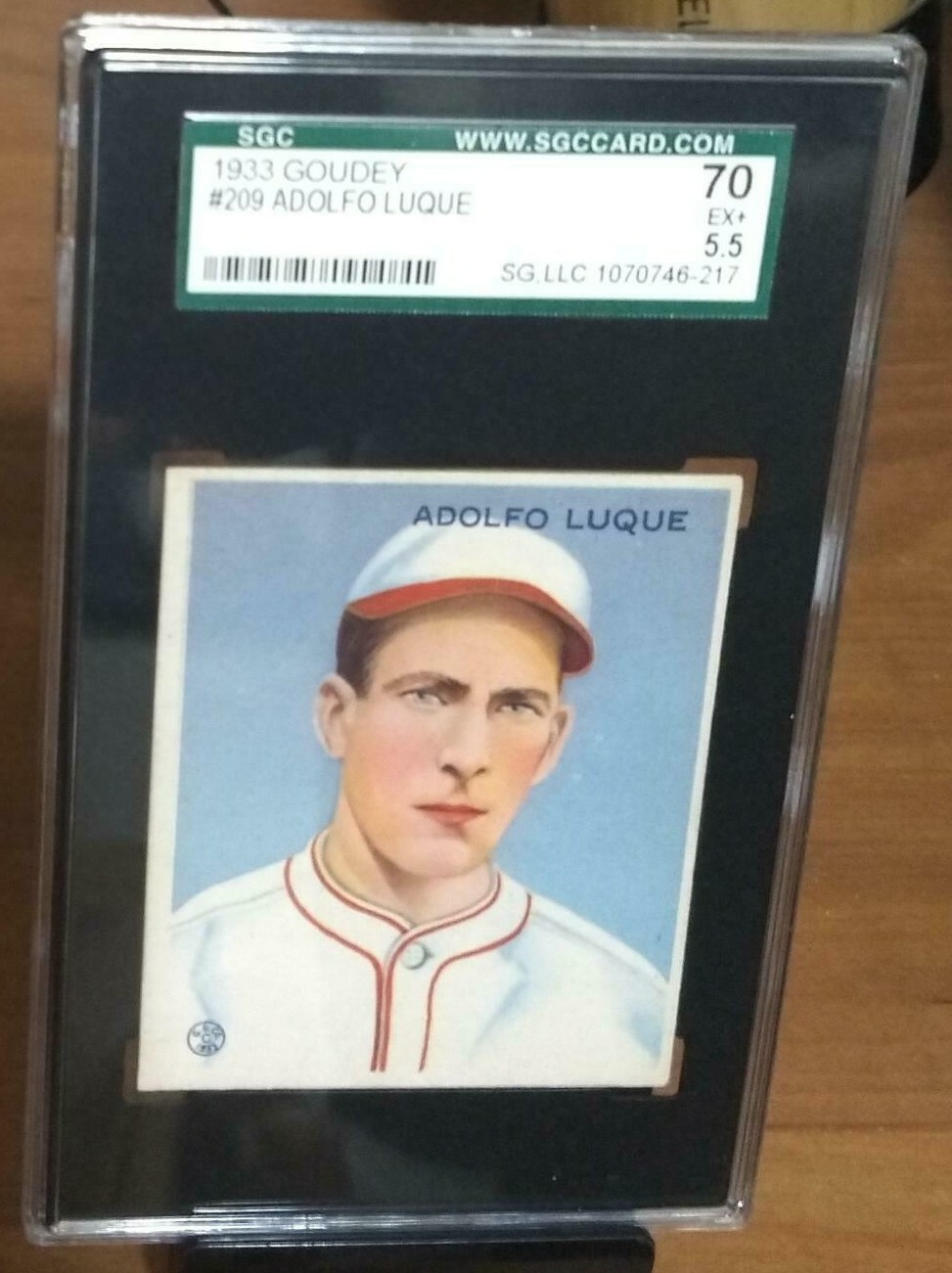 1933 Goudey #209 Adolfo Luque Giants SGC 5.5 (Cuban) | eBay