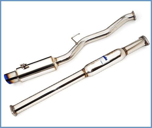 Invidia 03-06 Evo 76mm N1 Titanium Tip Cat-back Exhaust | eBay