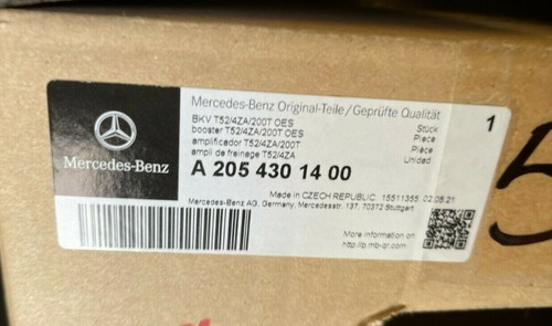 2019 2020 MERCEDES C & E CLASS BRAKE BOOSTER 2134300230, 2054301400 ...