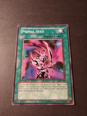 Yu-Gi-Oh! Primal Seed 1st Edition Common Spell Card IOC-042 LP | eBay