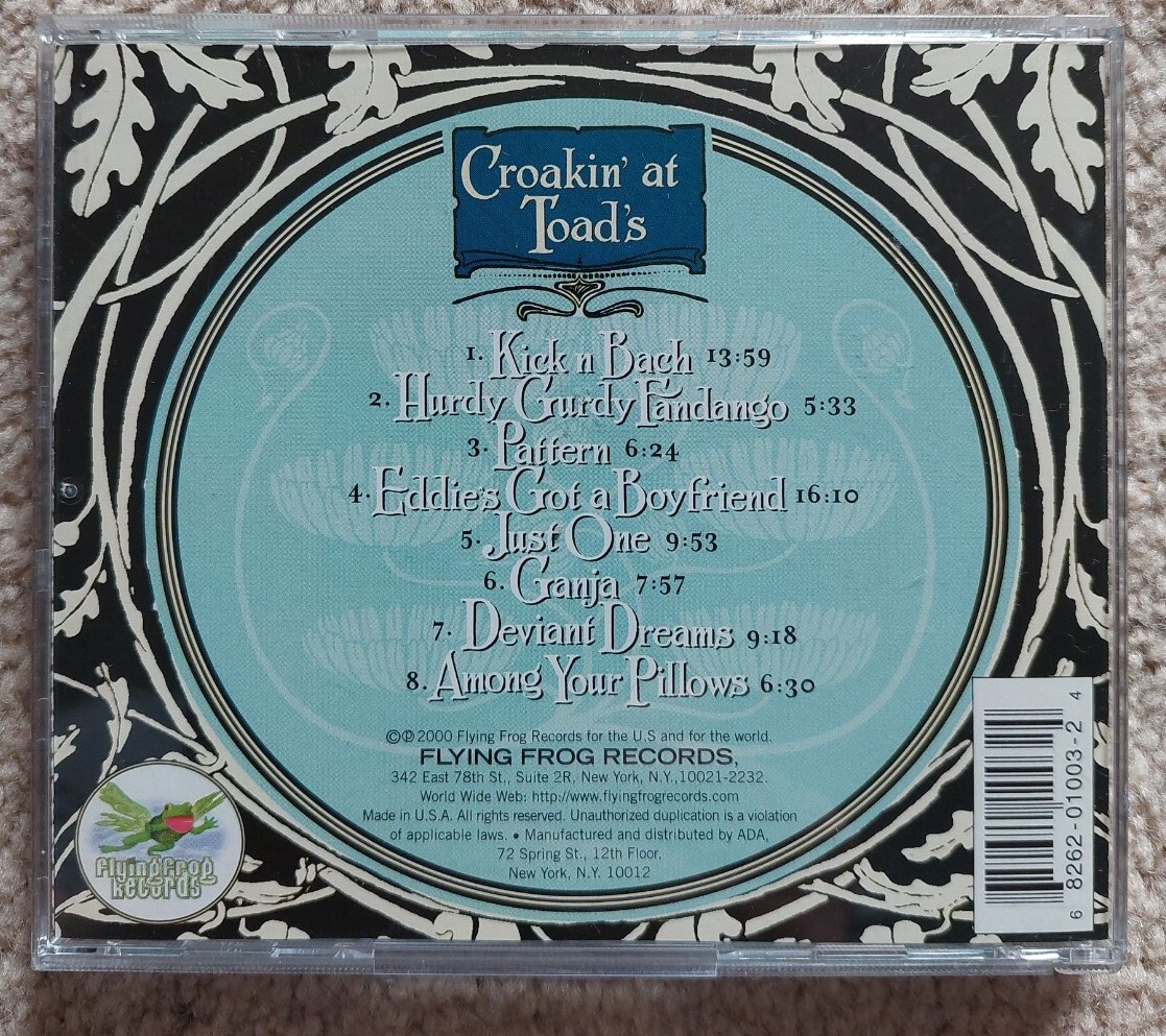 Croakin' at Toad's by Frogwings (CD, Oct-2000, Flying Frog Records) for ...