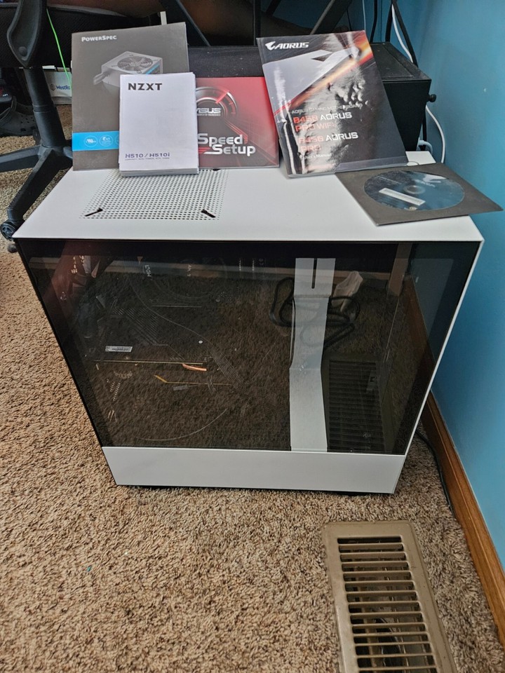 White and black Gaming pc | eBay