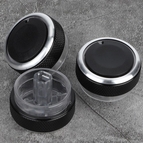 3pcs Aluminum Alloy Air Conditioning Switch Heat Control AC Knob Air ...
