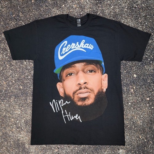 Nipsey Hussle Big Face Rap Artist Graphic T-shirt Small-XXL | eBay