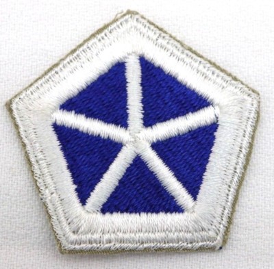 WWII US Army 5th Corps Patch full color cut edge sew on style each ...