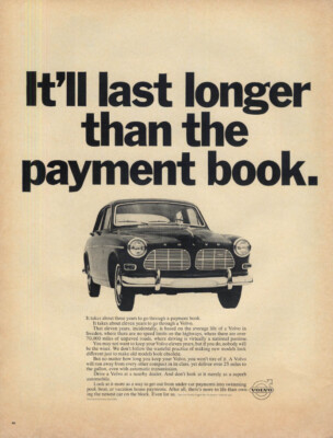 It'll last longer than the payment book: Volvo 122 ad 1966 L | eBay