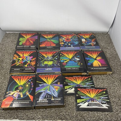 Magnavox Odyssey 2 Game Lot Of 10 Games In Box K.c. Munchkin Classics ...