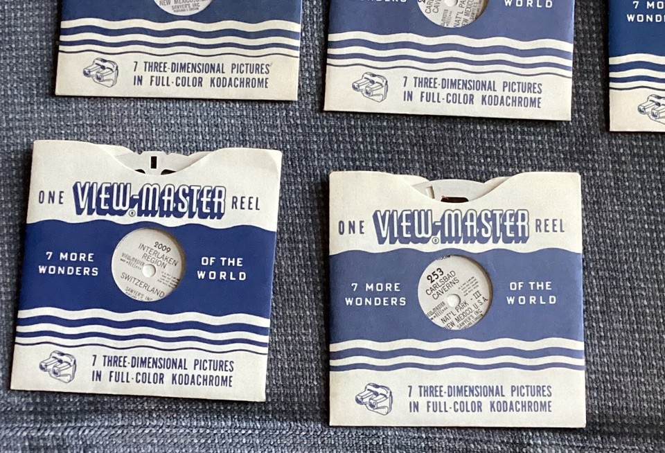 Amazing Lot Of 16 Vintage Sawyers GAF View Master Travel Reels ...