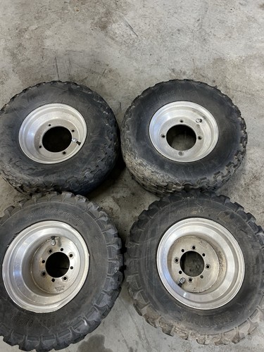 YAMAHA WARRIOR 350 YFM350X FRONT REAR WHEELS RIMS Raptor Yfz Boss ...
