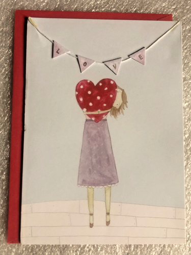 VALENTINE'S DAY CARD RECYCLED PAPER GREETINGS "LOVE YOU'RE EVERYTHING I ...