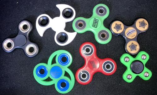 Lot Of 7 Fidget Spinners - Kid's Fidget toys - Adhd Autism Fidget Ninja ...