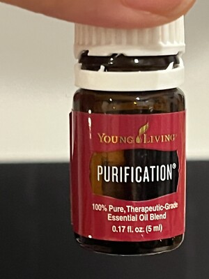 Young Living Purification Essential Oil 5ml 80% -ish Full | eBay
