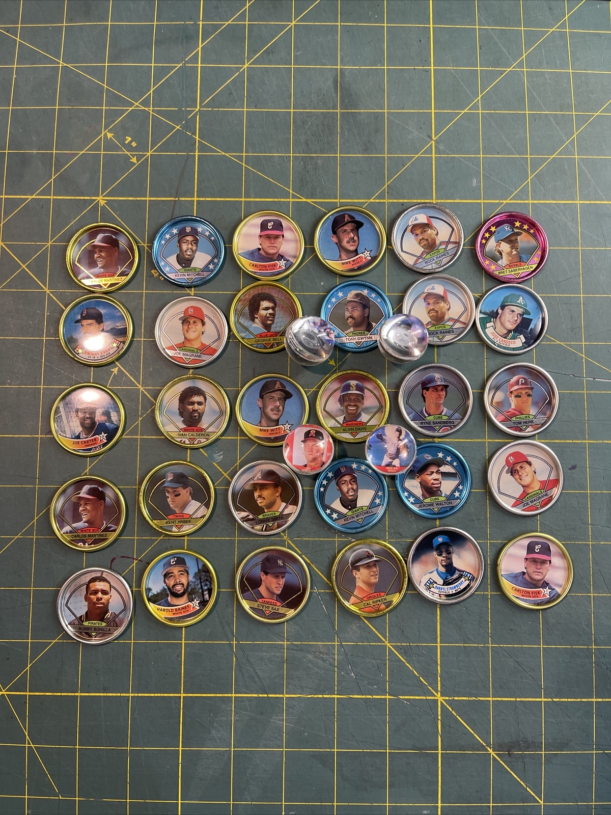 1990 Topps Baseball Coins 30 +4 Marbles | eBay