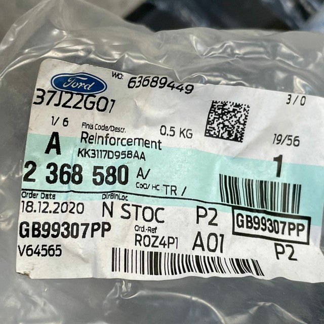 Ford Transit Front Bumper Right RH Reinforcement Bracket Mount Genuine ...