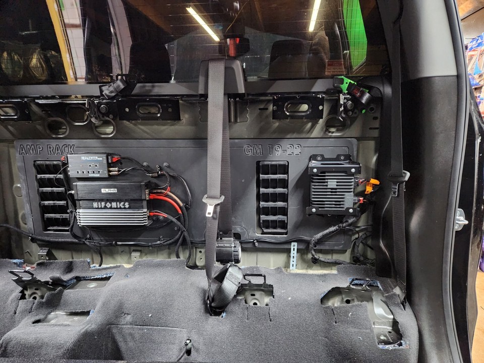 Chevy Silverado GMC Sierra Amplifier Rack Mount | 2019-2023 | Abs ...