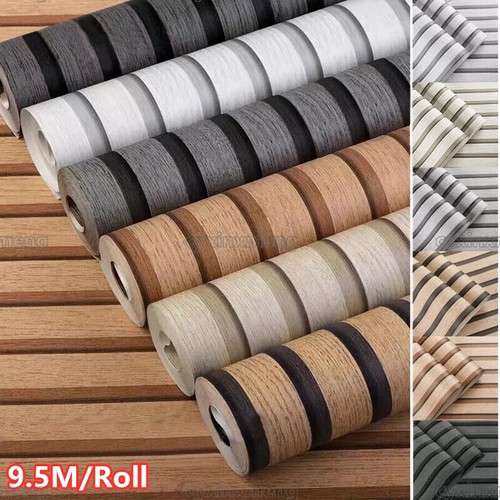 Wooden Slat Panelling Wallpaper 3D Wood Panel Effect Livingroom Wall ...