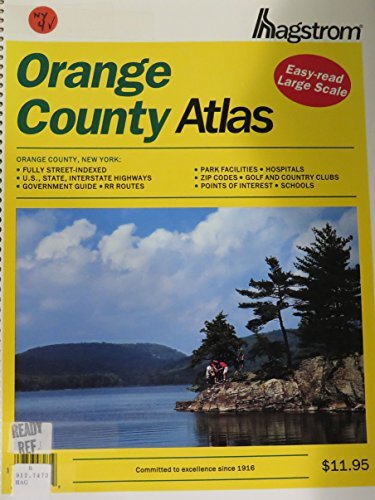 ORANGE COUNTY ATLAS By Hagstrom Map Company *Excellent Condition ...