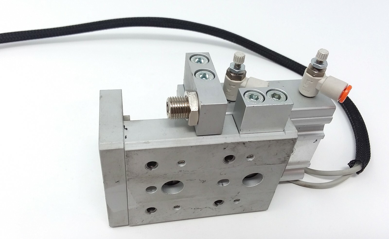 SMC GUIDED CYLINDER MXS16-30 WITH SENSORS D-M9P (USED) | eBay