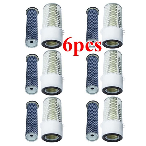 6PCS Air Filter for 6598492 & 6598362 Fits Bobcat 1600 Articulated ...
