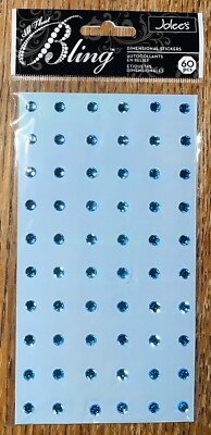 Rare Jolees All That Bling BBK Large Blue Gems Gemstones 3D Scrapbook ...