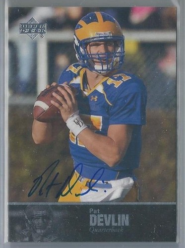 2011 Upper Deck College Football Legends - Pat Devlin #82 Autographs ...