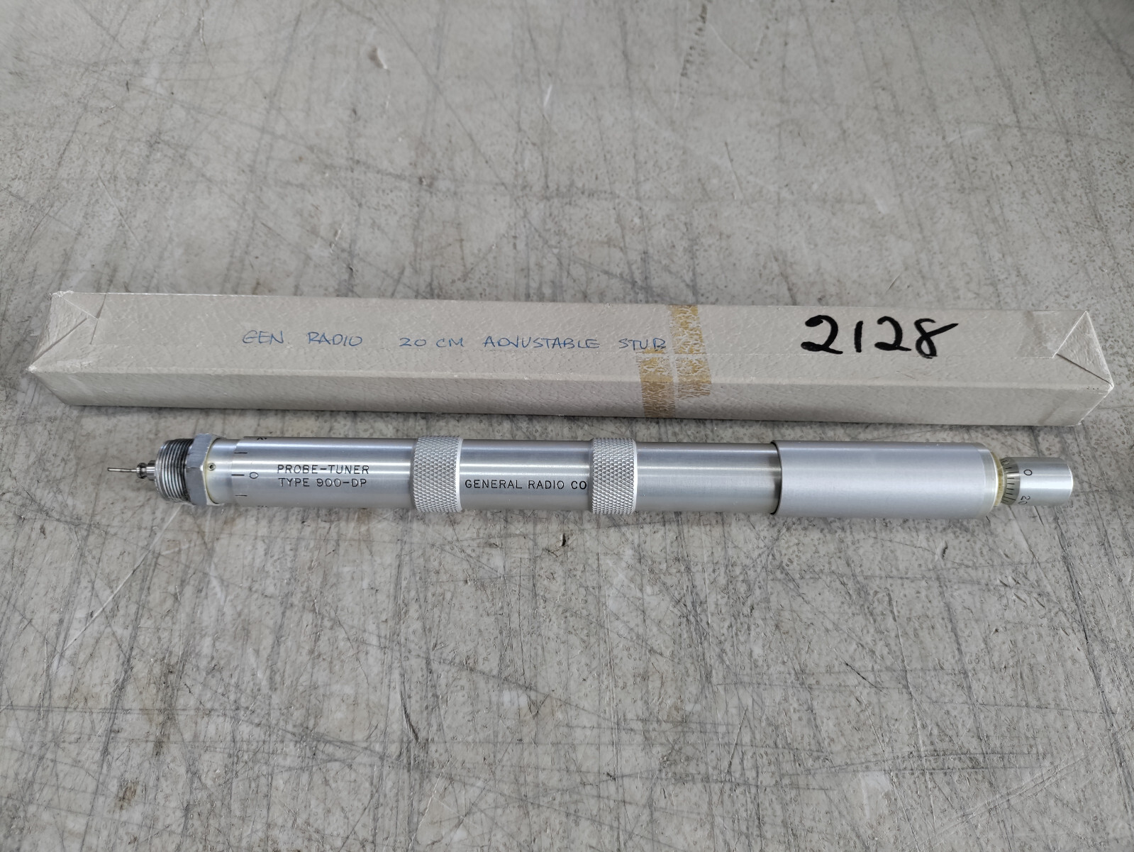 VINTAGE GENERAL RADIO PRECISION SLOTTED LINE 900-LB PROBE TUNER 900-DP ...