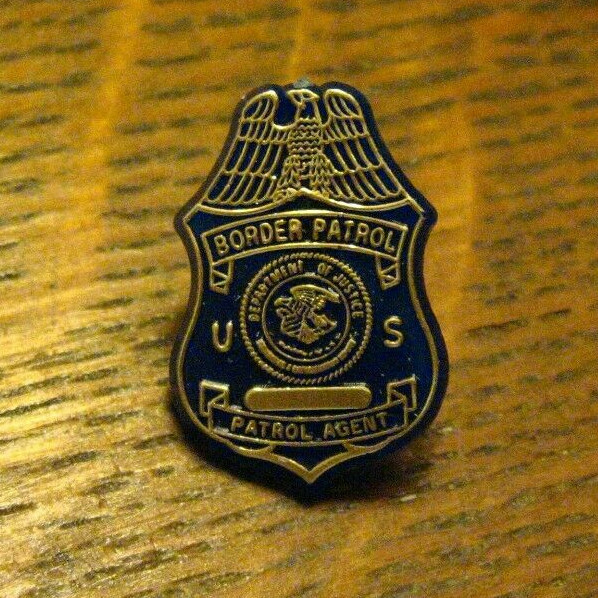 USA Border Patrol Vintage Mini Badge Lapel Pin - Junior Agent ...