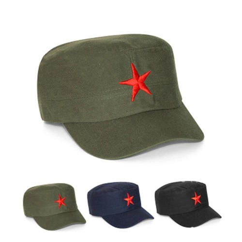 New Hats Communist Cap Red Star Army Che Guevara Cuba Stars Cool Hat ...