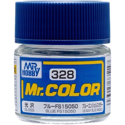 Mr Hobby (Gunze) C328 Mr Color Gloss Blue FS15050 Lacquer Paint 10ml ...
